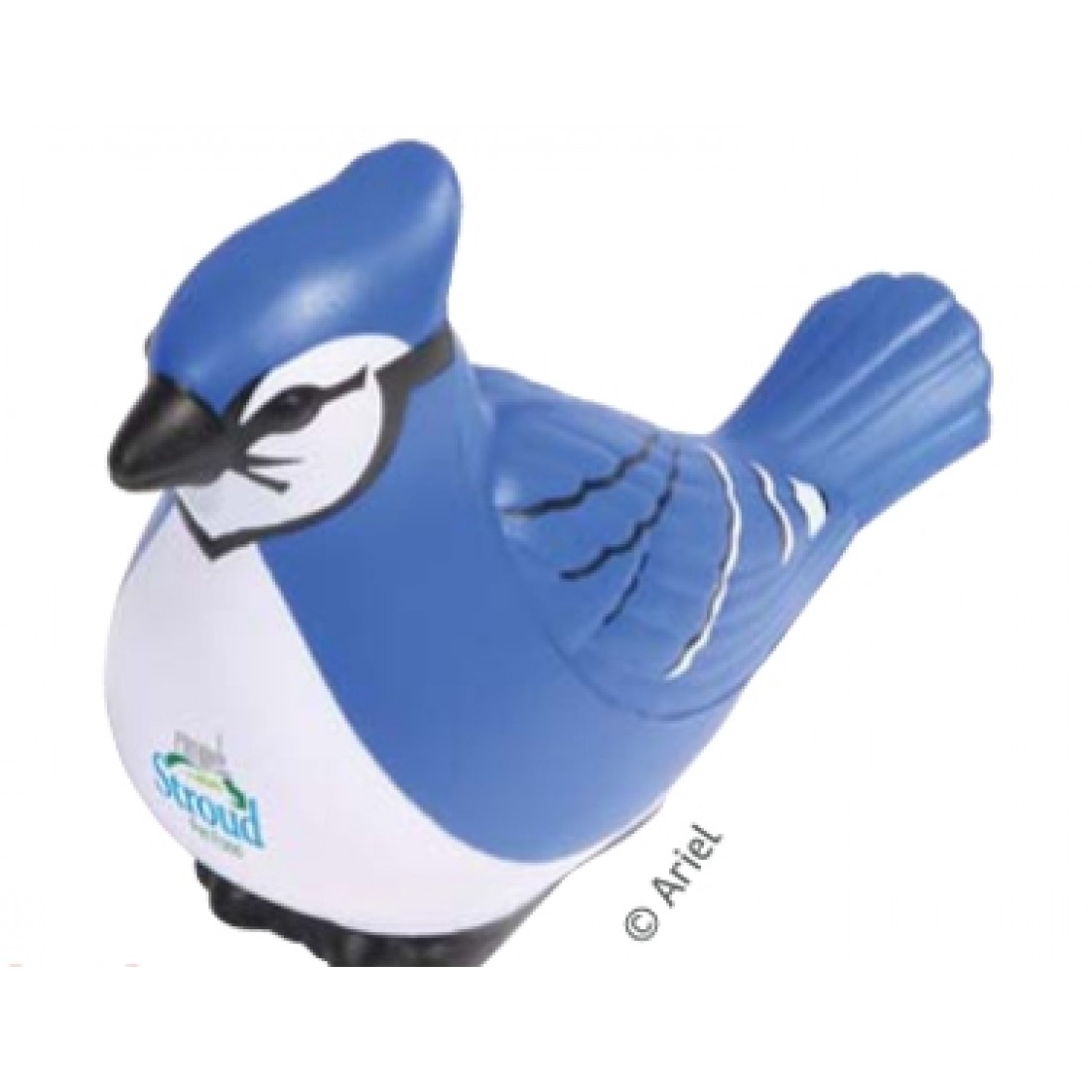 Custom Logo Blue Jay Stress Toy